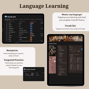 Dark Academia Notion Template | Notion Student Planner | Notion ...