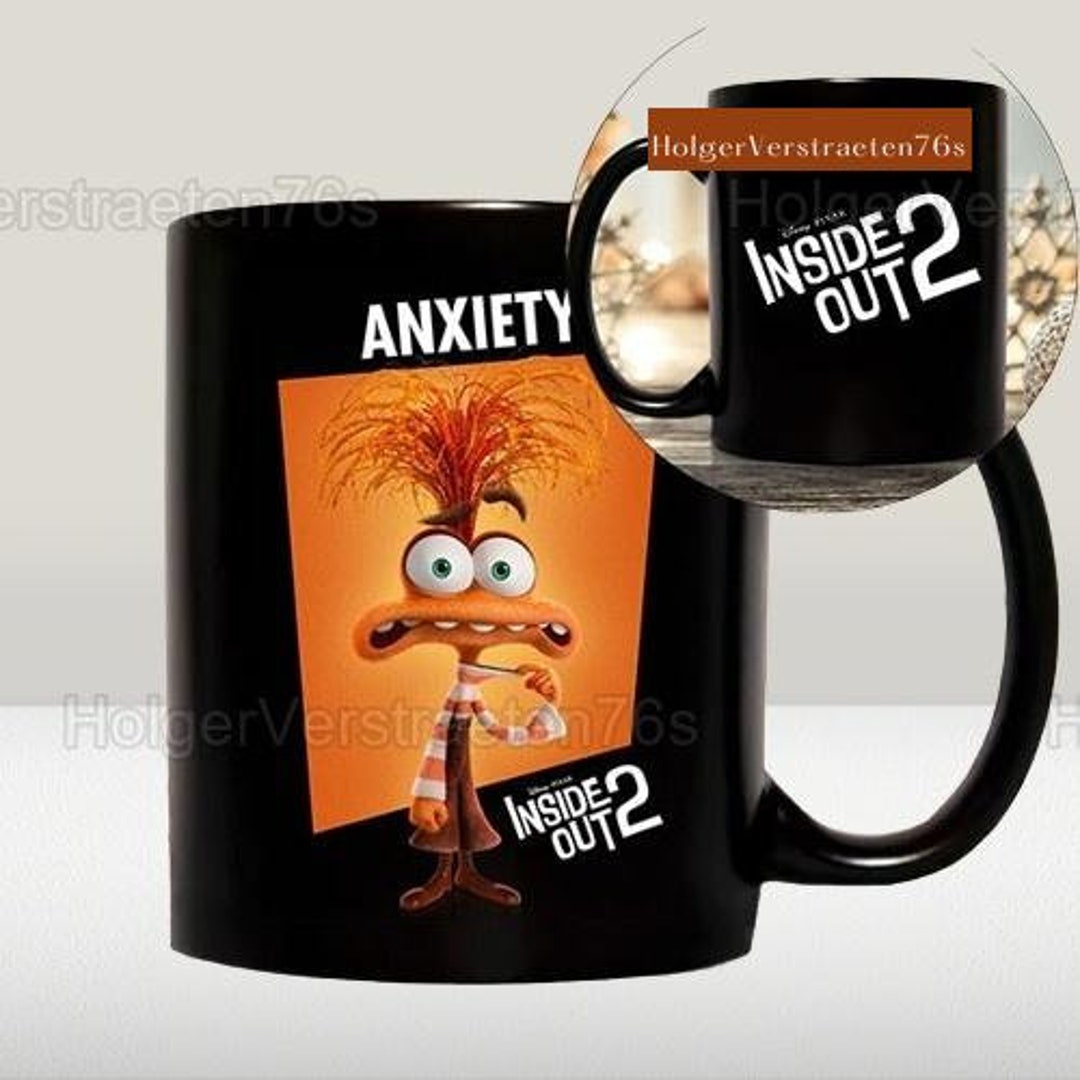Anxiety Inside Out 2 Mug, Disney Anxiety Mug, Inside Out Gift, Inside ...
