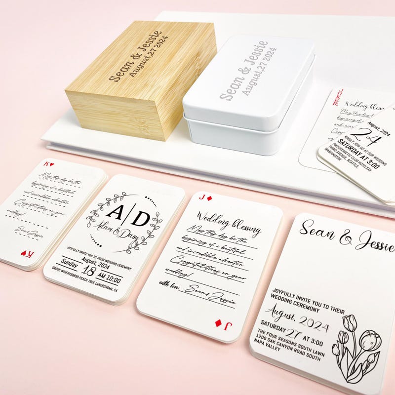 Playing Card Invite - Etsy