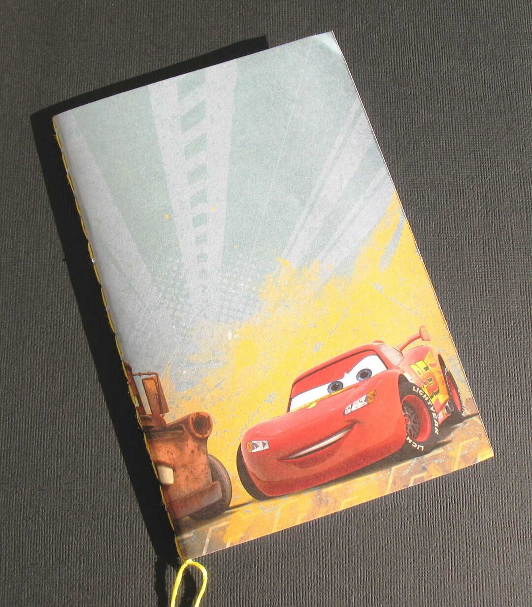Lightning Mcqueen Hand-stitched Softcover Notebook - Etsy