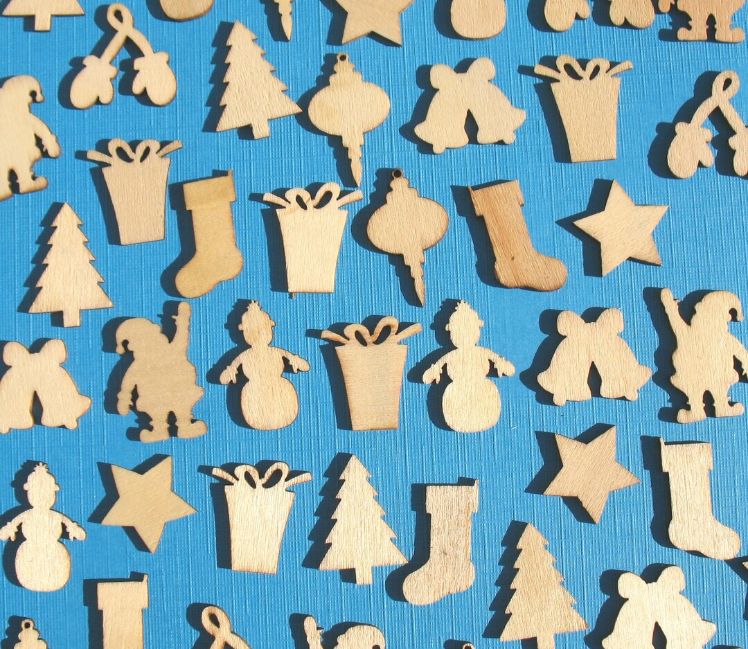 Noel Crafts Laser-cut Wood Embellishments - Etsy