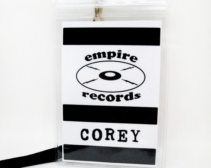 Empire Records Corey Name Badge Prop Cosplay Costume - Etsy