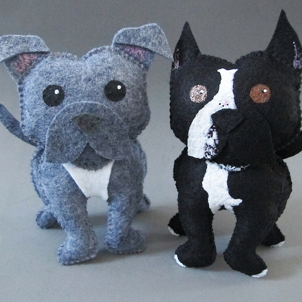 Pitbull Stuffed Animal - Etsy