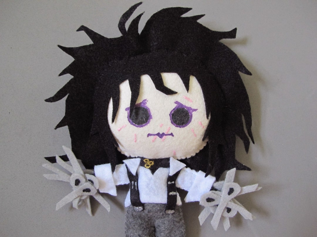 Eddie Scissor Boy Plush Doll - Etsy