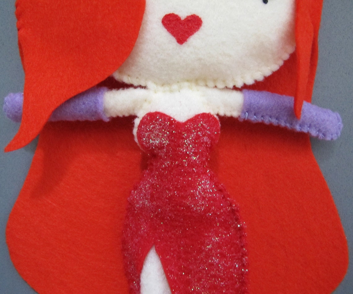 Jessica Rabbit and Roger Rabbit Plush Doll Set | Etsy