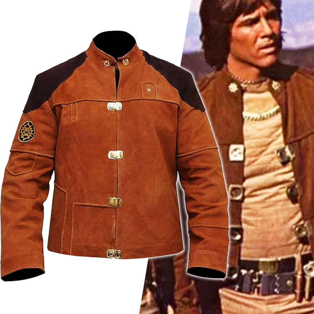 Battlestar Galactica Viper Pilot Suede Leather Jacket, Costume Gear for ...