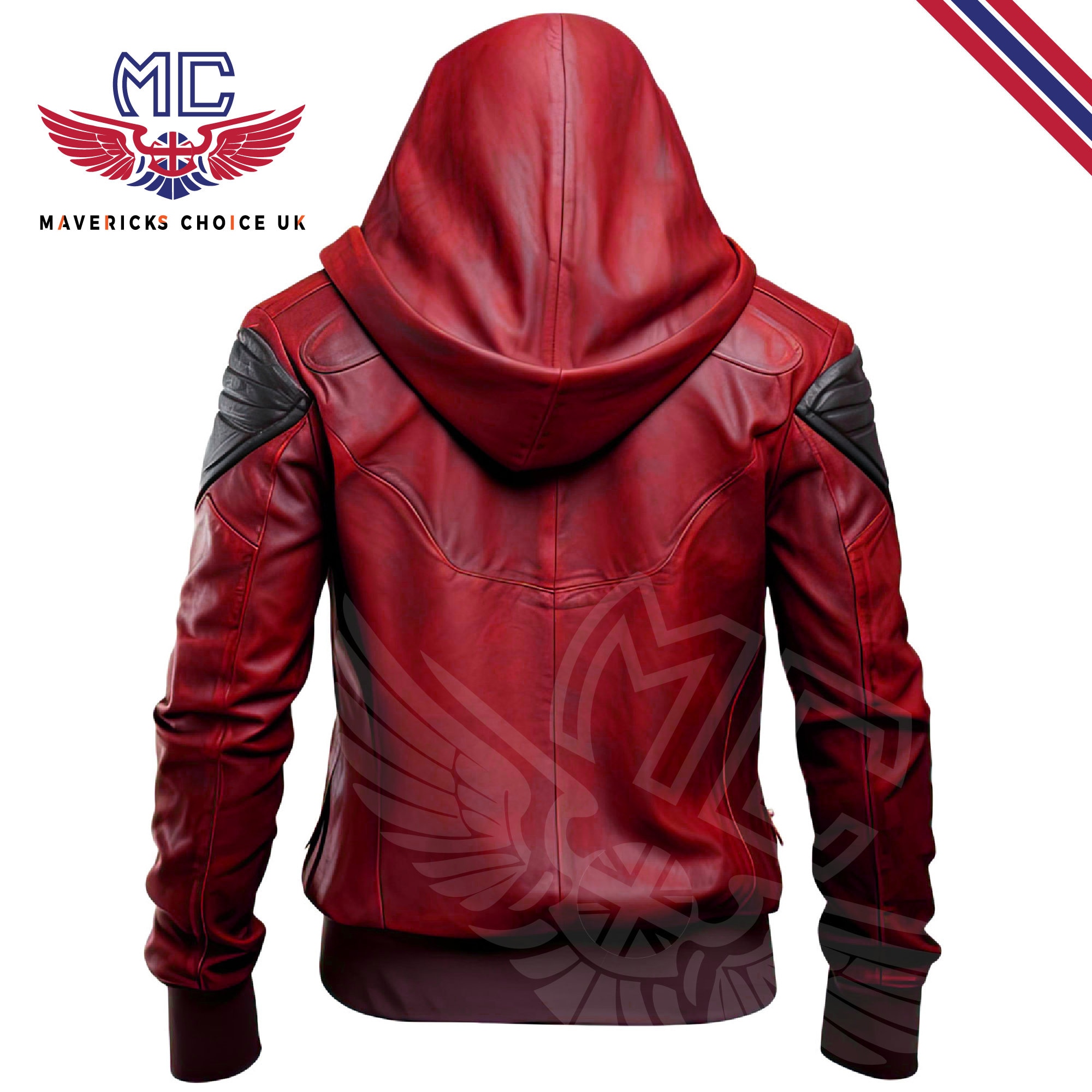 Mens Leather Jacket Dark Red Genuine Men Leather Jacket Sheepskin Biker ...