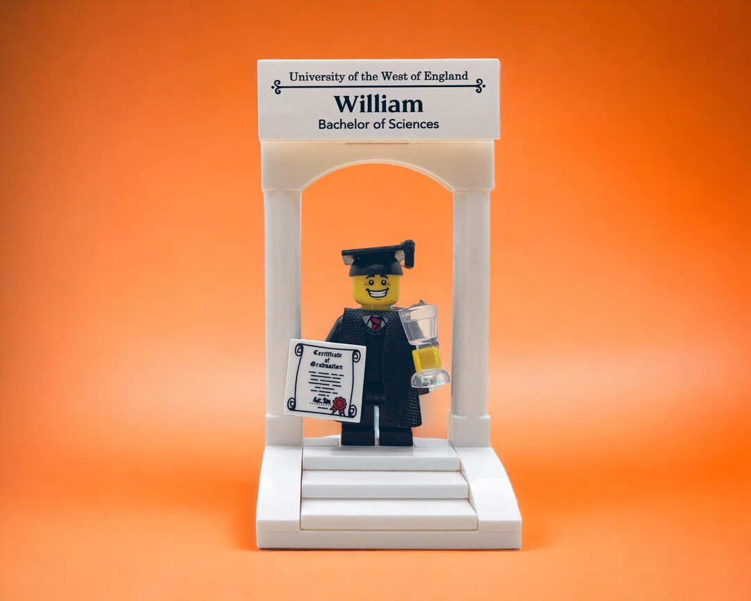 Custom Lego Graduation Gift High School Graduate Gift, College ...
