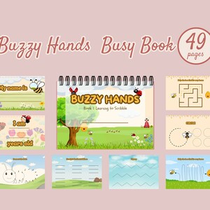 49 Printable Pages Bee-themed Activity / Tracing / Busy Book Pre ...
