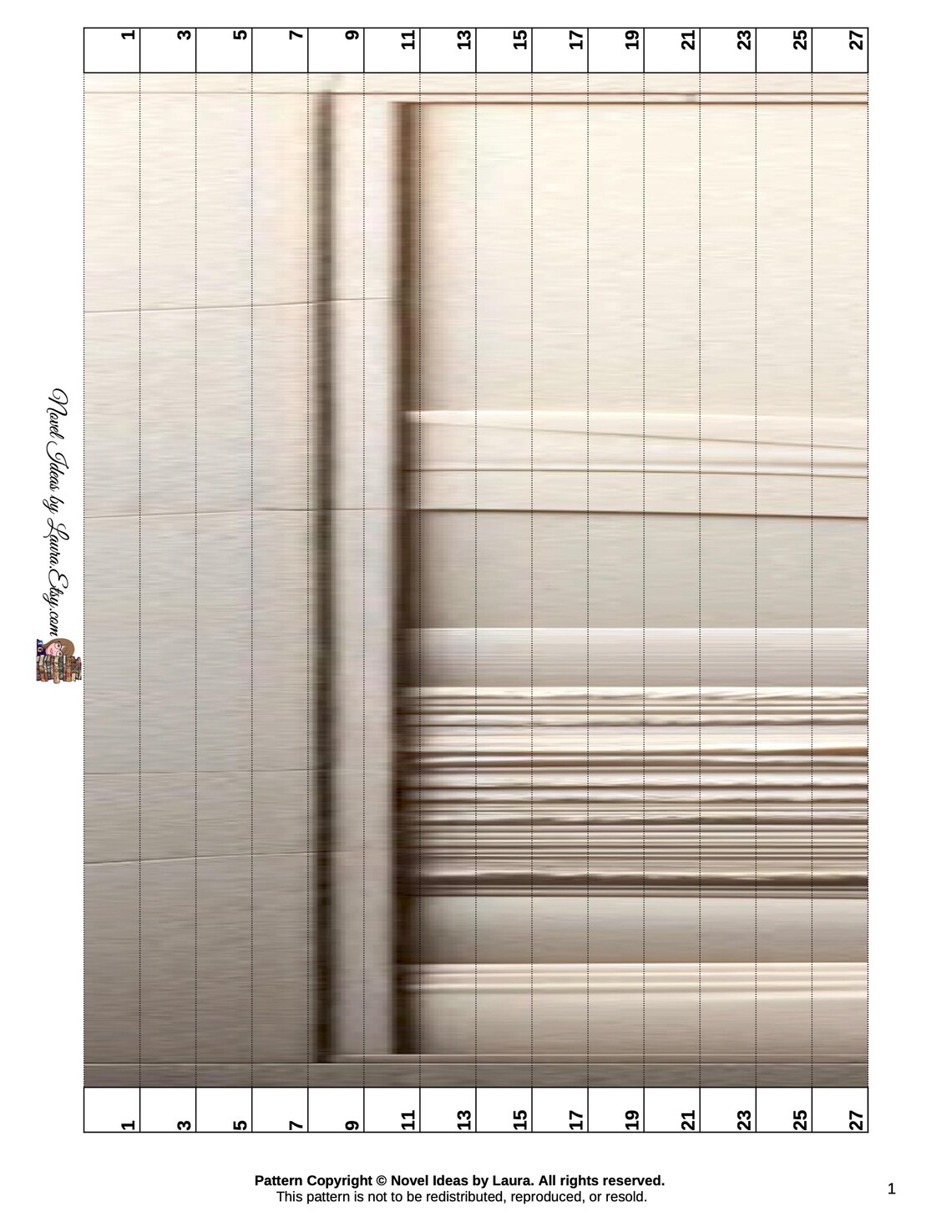 Flowing Girl, Fore-edge Photo Strip Book Pattern (PDF Download) - Etsy