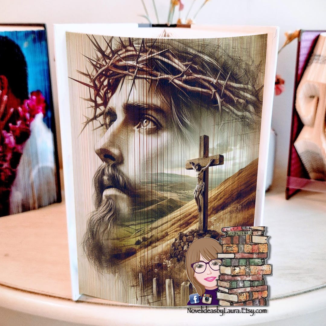 Christ, Fore-edge Photo Strip Book Pattern (PDF Download) - Etsy