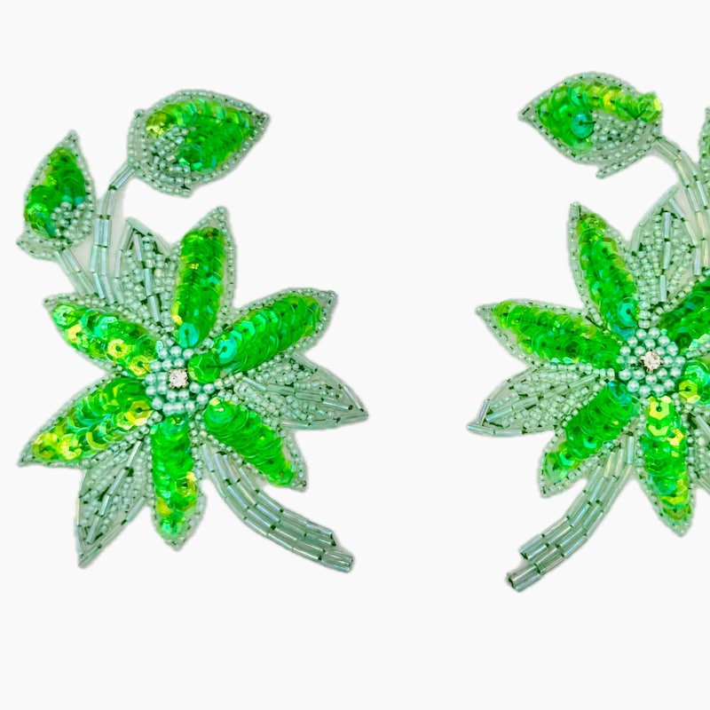 Side Rhinestone Applique - Etsy
