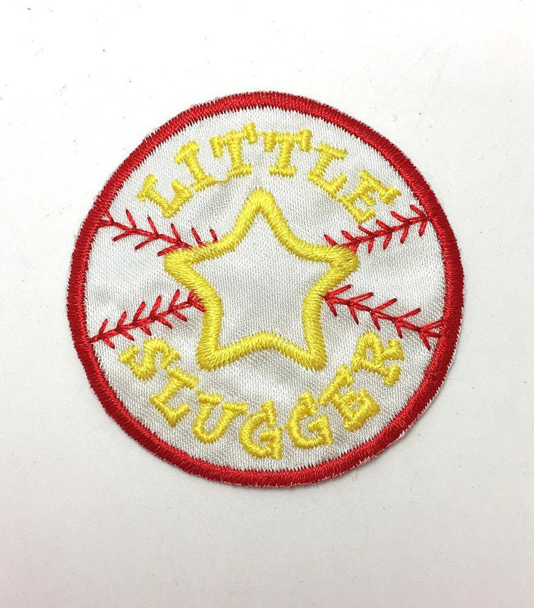 Little Slugger Baseball Motif Kids Embroidered Iron-on 2" - Etsy