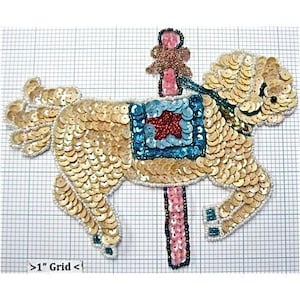 Carousel Sequin Patch - Etsy