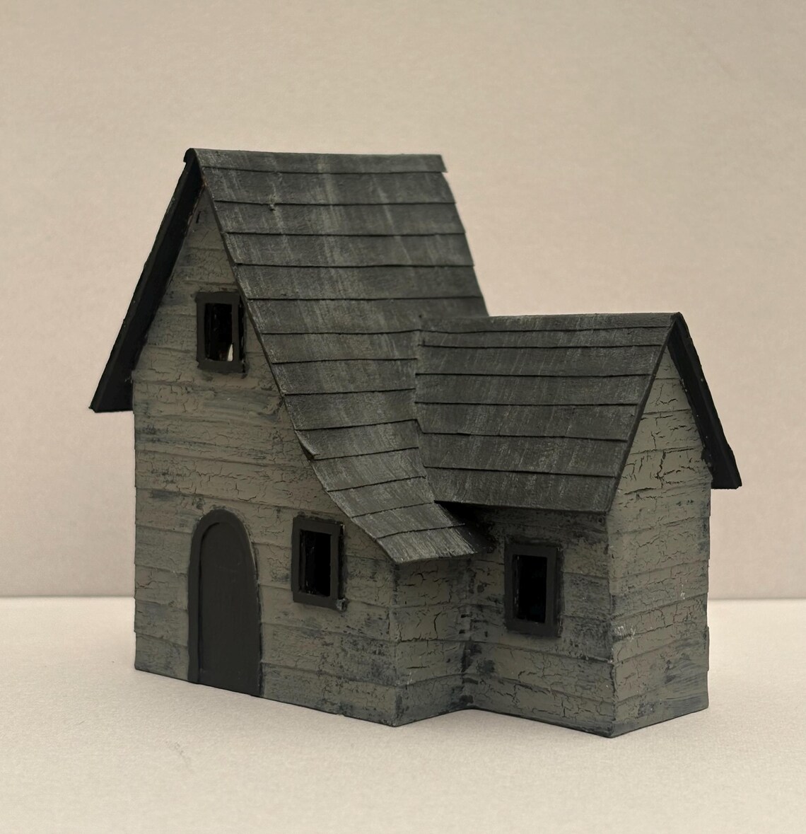 Mini Grey Haunted House - Etsy