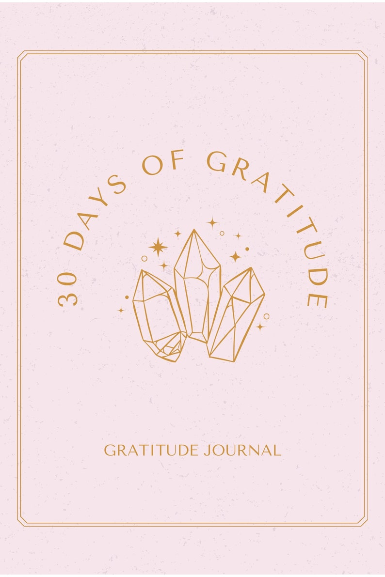Gratitude Journal 30 Days of Gratitude - Etsy