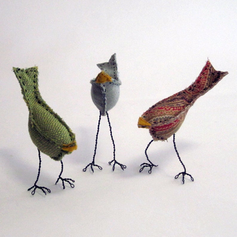 PDF Fabric Bird Pattern - Etsy