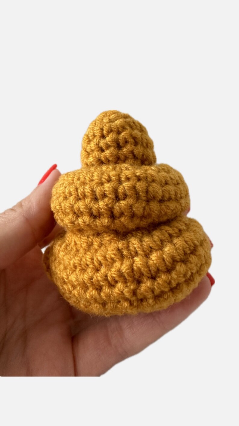 Positive Energy Poop Hug Pocket Mini Handmade Plush Wool Knitting Doll ...