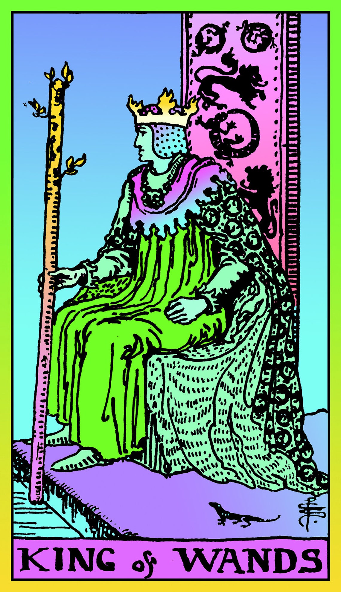 PNG Tarot Digital Printable Court Cards 16 Pack - Etsy