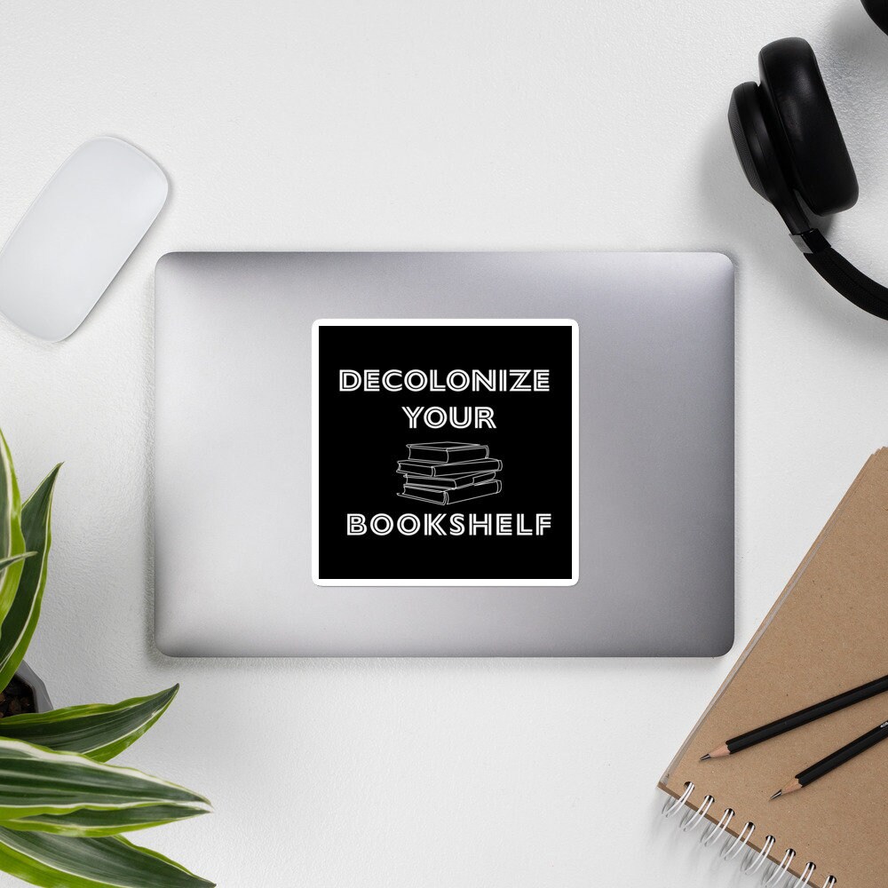 Decolonize Your Bookshelf Feminist Activist Sticker - Etsy