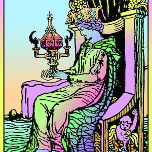 PNG Tarot Digital Printable Court Cards 16 Pack - Etsy