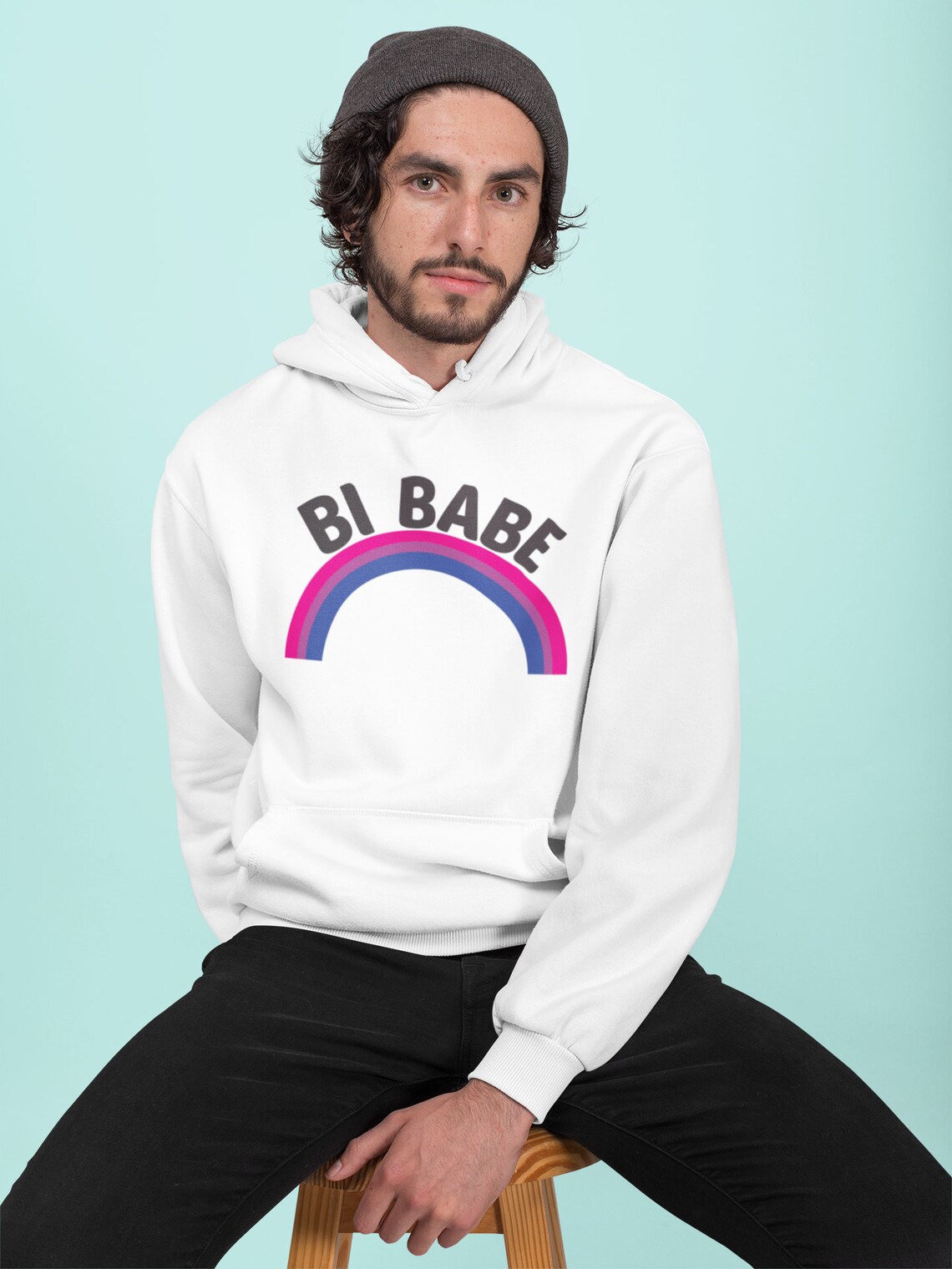 Bisexual Sweater Pride Hoodie Bi Pride Bi Babe. | Etsy