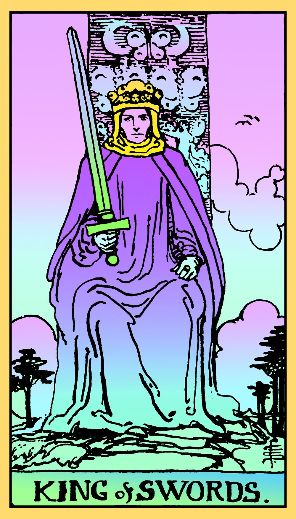 PNG Tarot Digital Printable Court Cards 16 Pack - Etsy