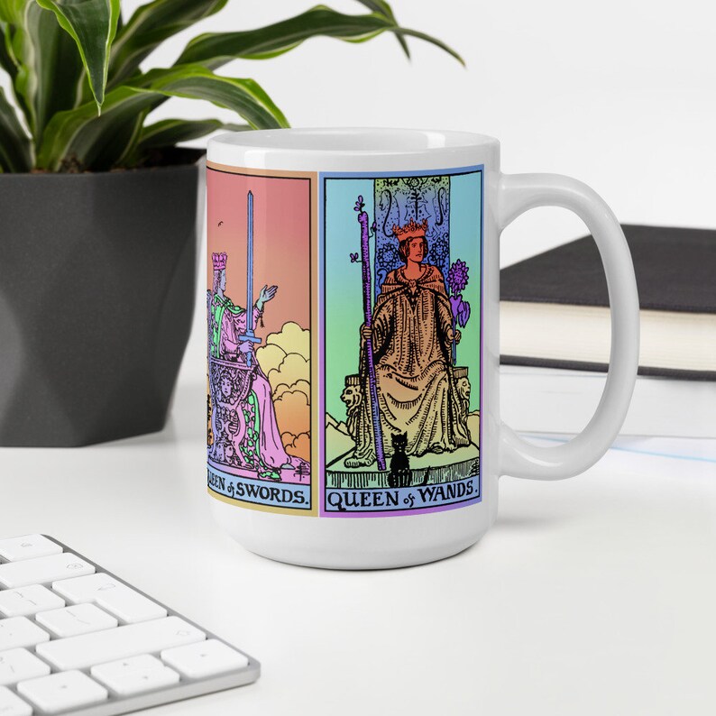 Queens of the Tarot Mug Witchy Mug Occult Mug Feminist Mug - Etsy
