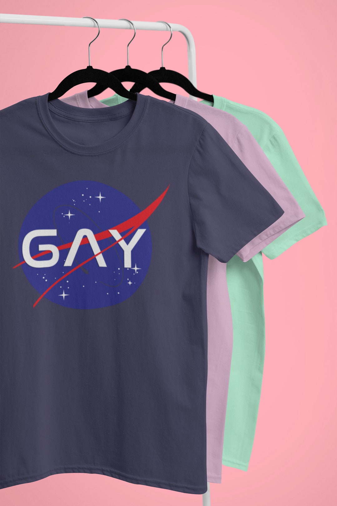 Gay Pride Shirt Nasa LGBT Clothing - Etsy