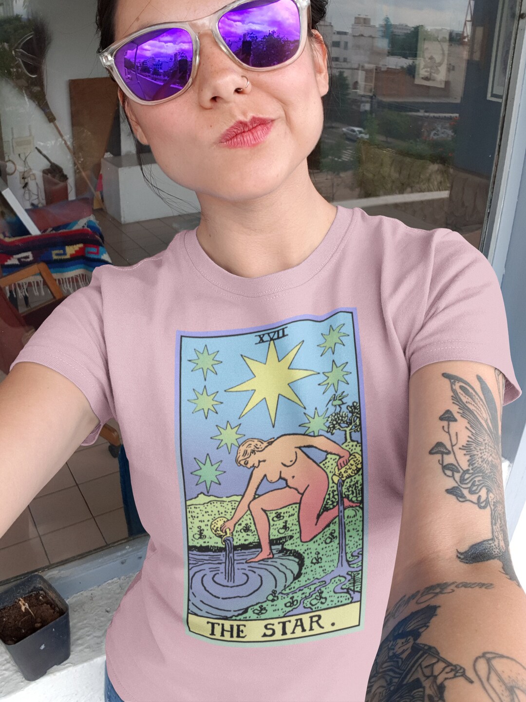 The Star Witchy Tarot Shirt Witchy Clothing Celestial UNISEX FIT - Etsy