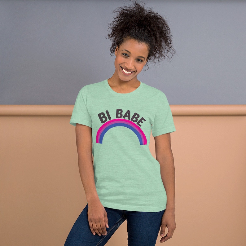 Bi Pride T-shirt, Unisex Fit, Comfy Colors, Retro Queer Top - Etsy