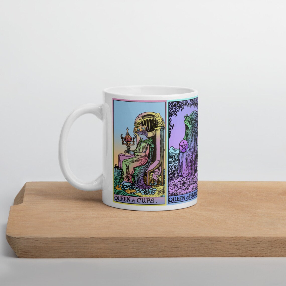 Queens of the Tarot Mug - Witchy Occult Feminist Gift Comfy Pastel ...