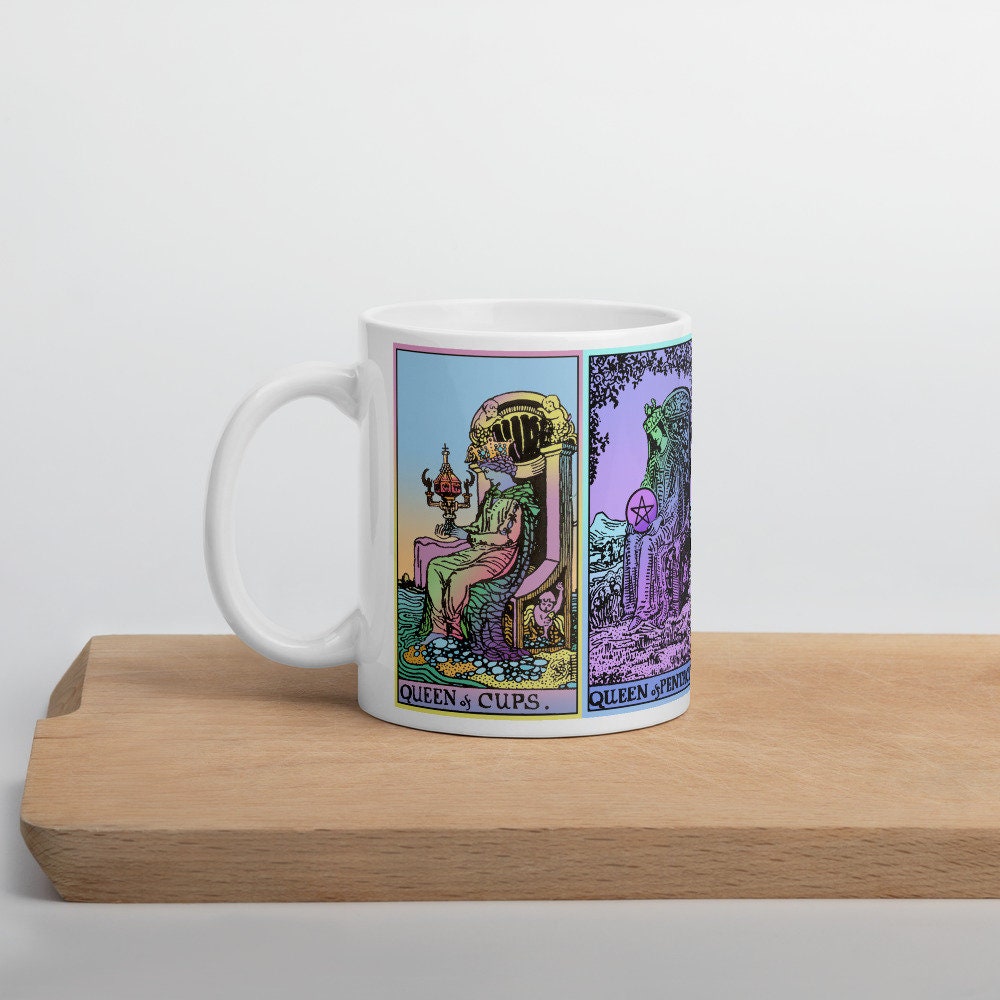 Queens of the Tarot Mug Witchy Mug Occult Mug Feminist Mug | Etsy