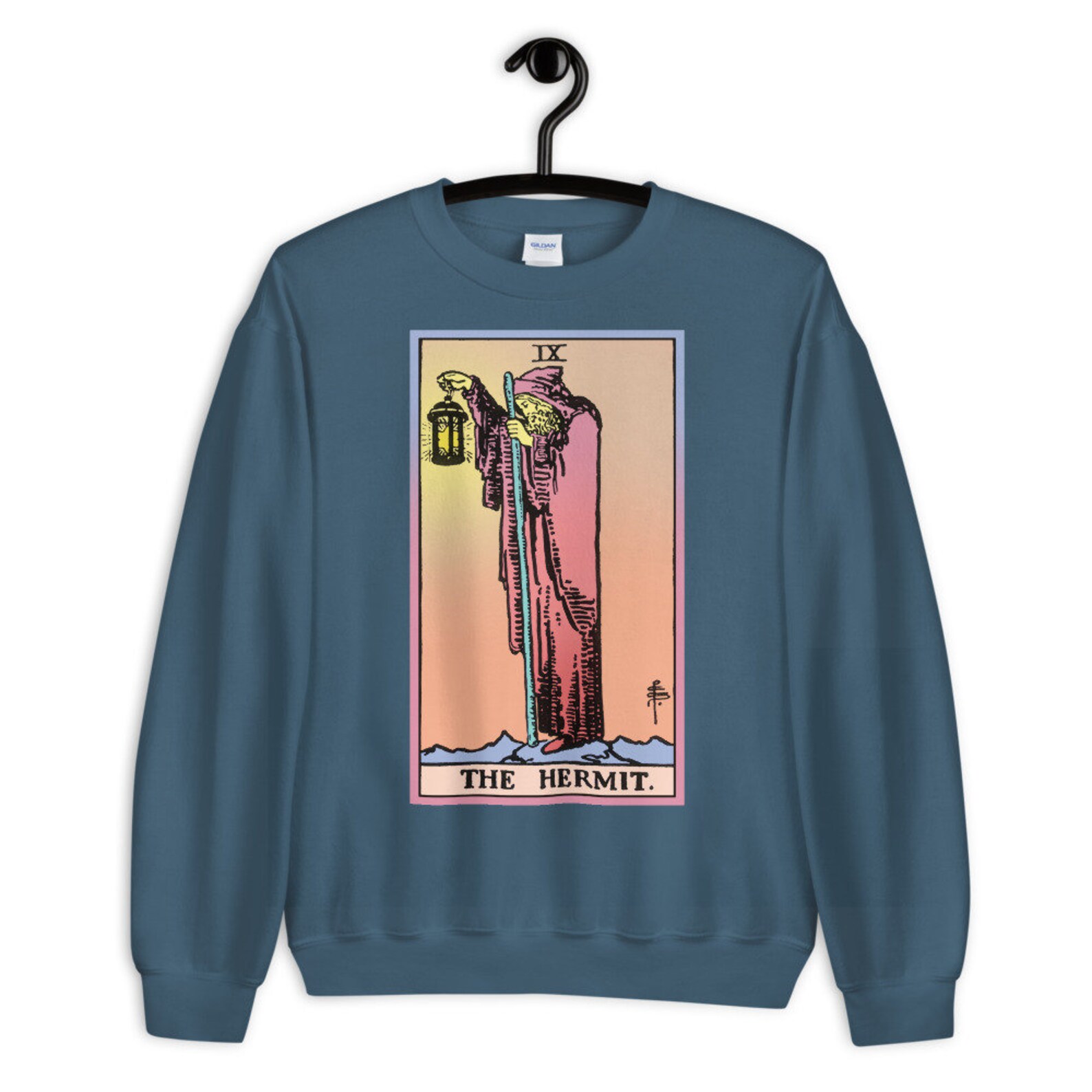 The Hermit, Witchy Sweater, Tarot Sweatshirt, Witchy Shirt, Tarot Shirt ...