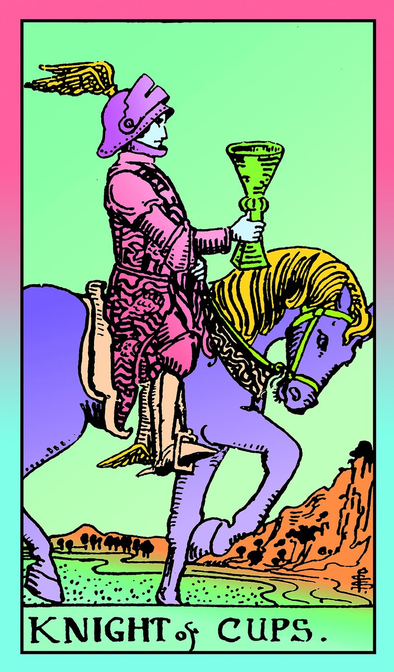 PNG Tarot Digital Printable Court Cards 16 Pack - Etsy