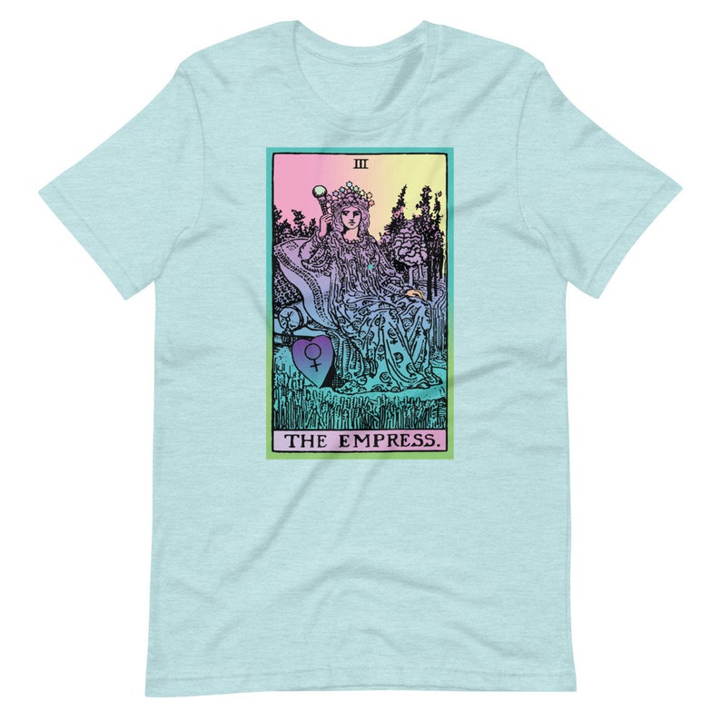 The Empress Tarot Shirt Witchy Pastel Witch Clothing Tee, Comfort ...