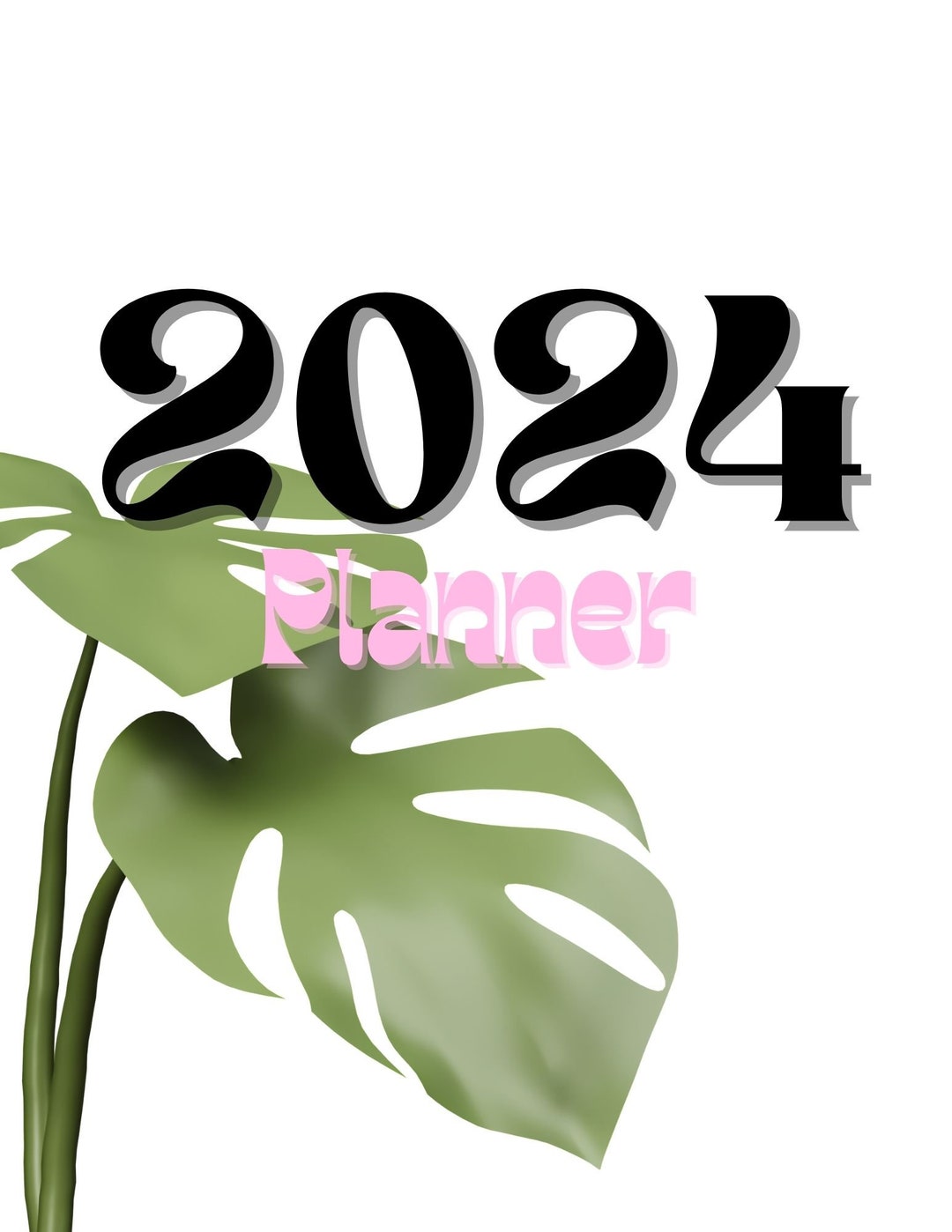2024 Digital Planner & Monthly Budget - Etsy