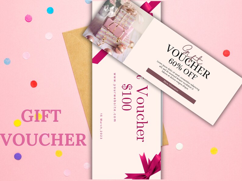 Gift Voucher Template, Editable Quarantine Gift Card, Printable ...