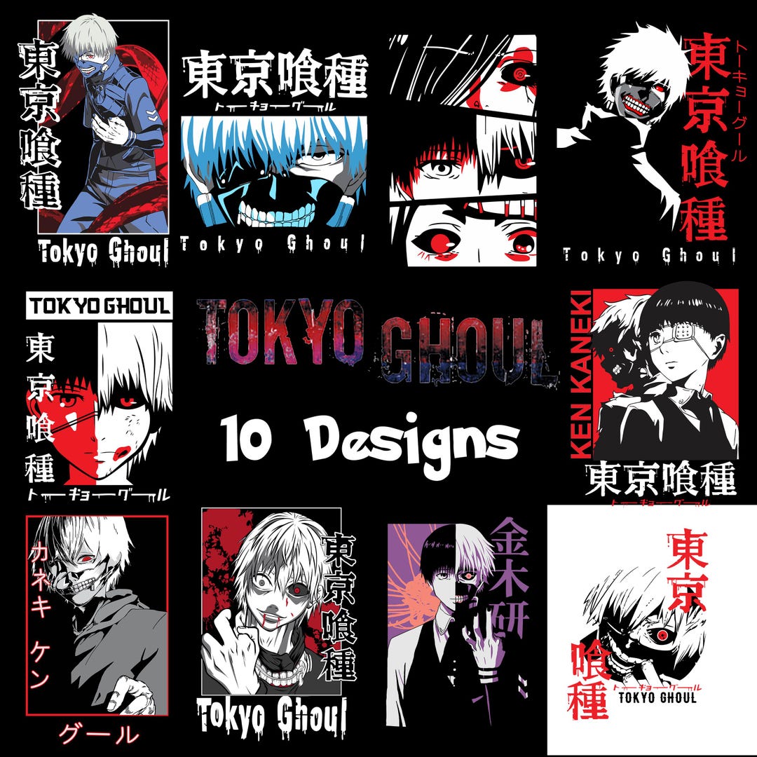 Tokyo Ghoul Design Bundle For: Own Use/commercial Use Print on Demand ...
