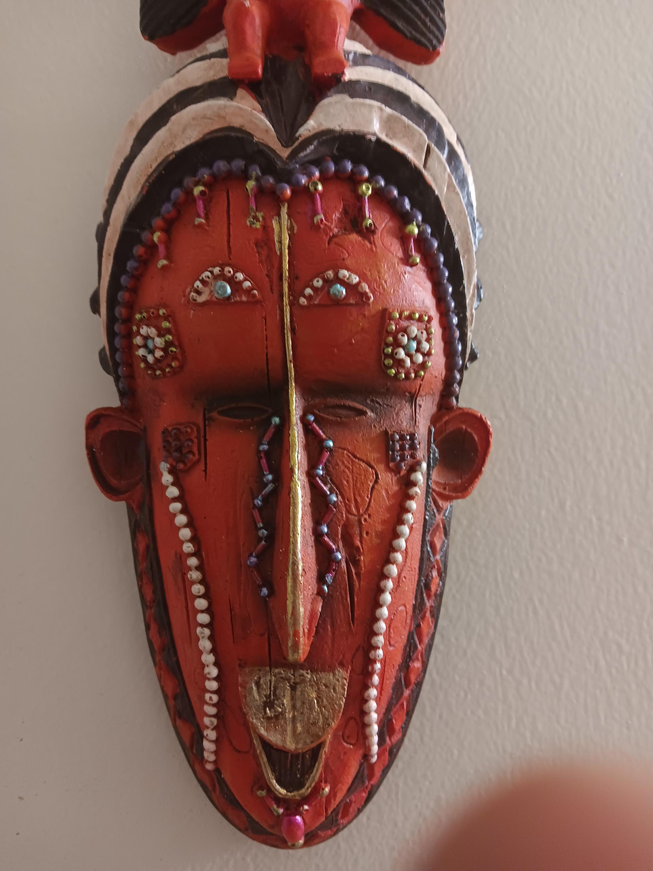 Vintage Toscanini Tribal Mask Toucan Face Art Wall Art Home Decor Wall ...