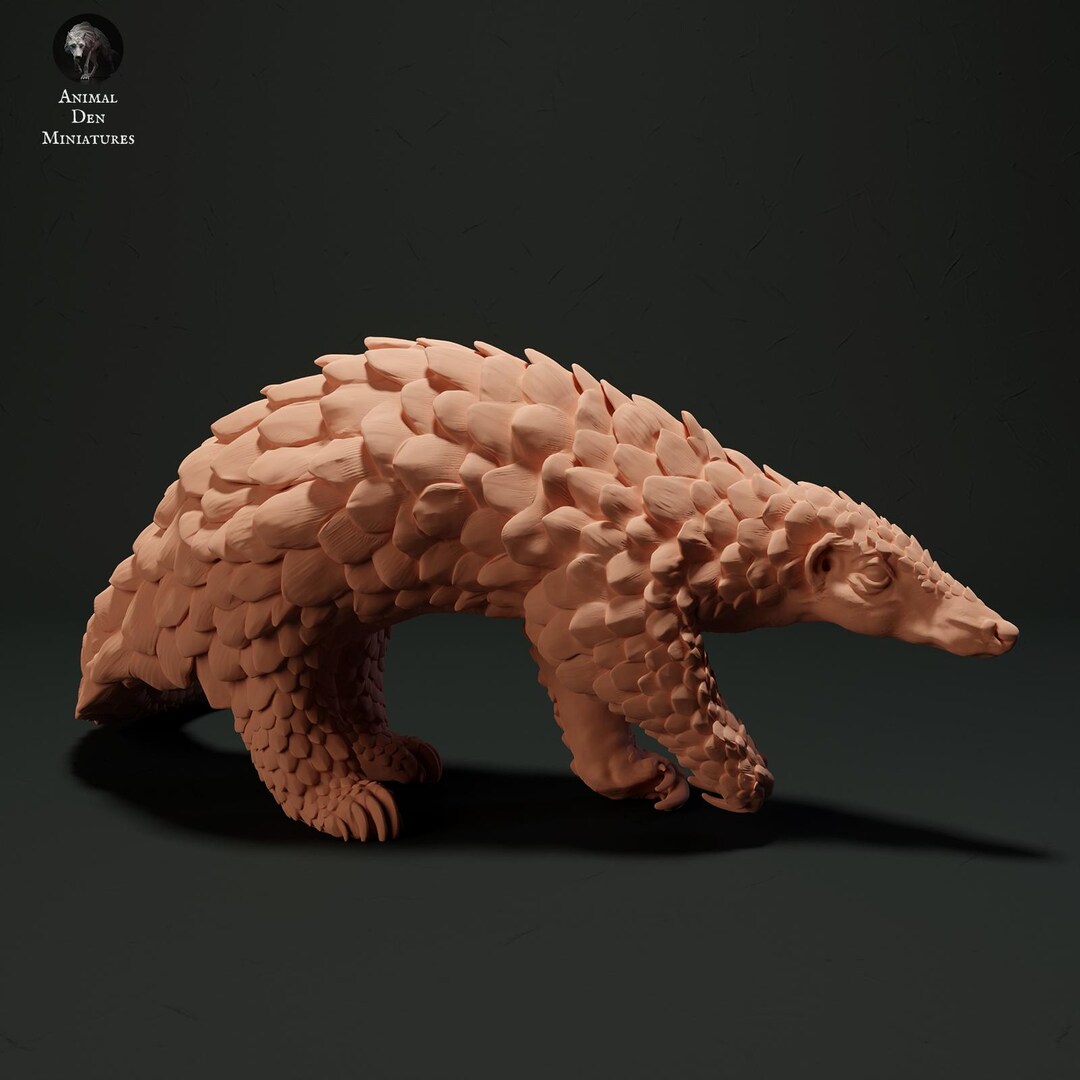 Sunda Pangolin by Animal Den Miniatures Animals Collectable Realistic ...