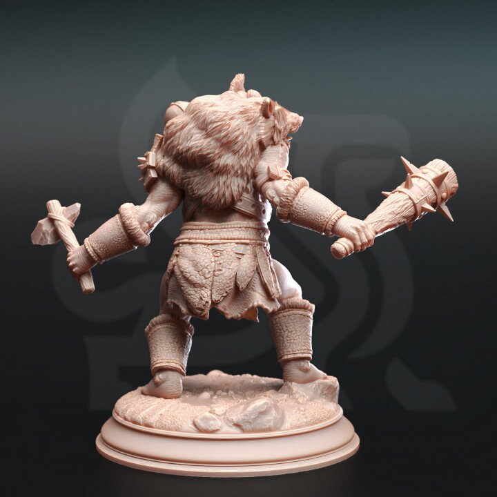 Ettin Savages Droggod Tribe DM Stash Pathfinder RESIN Fantasy D&D RPG ...