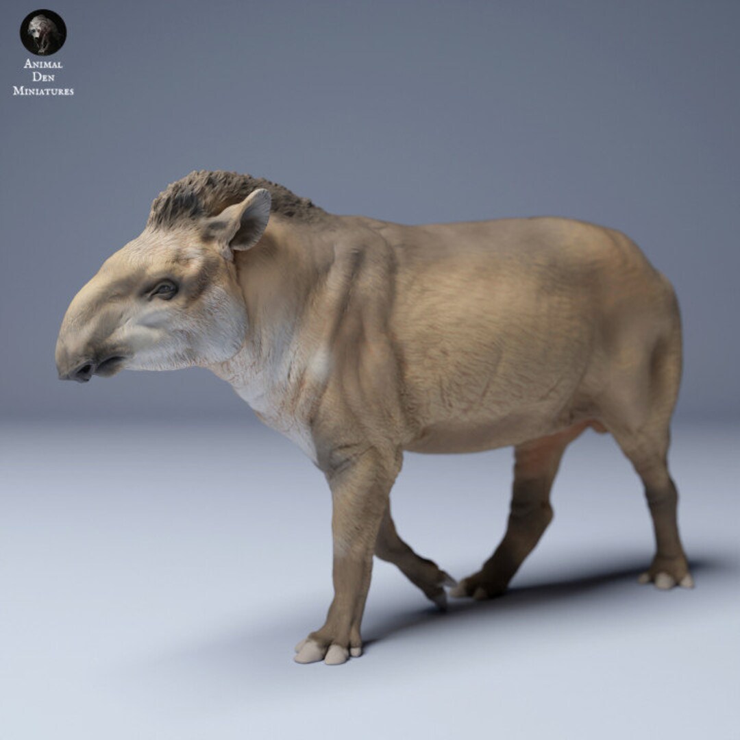 Brazilian Tapir Animal Den Miniature RESIN fantasy Tabletop Gaming ...