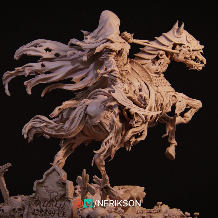 The Four Horseman : Death Nerikson Pathfinder RESIN Fantasy D&D ...