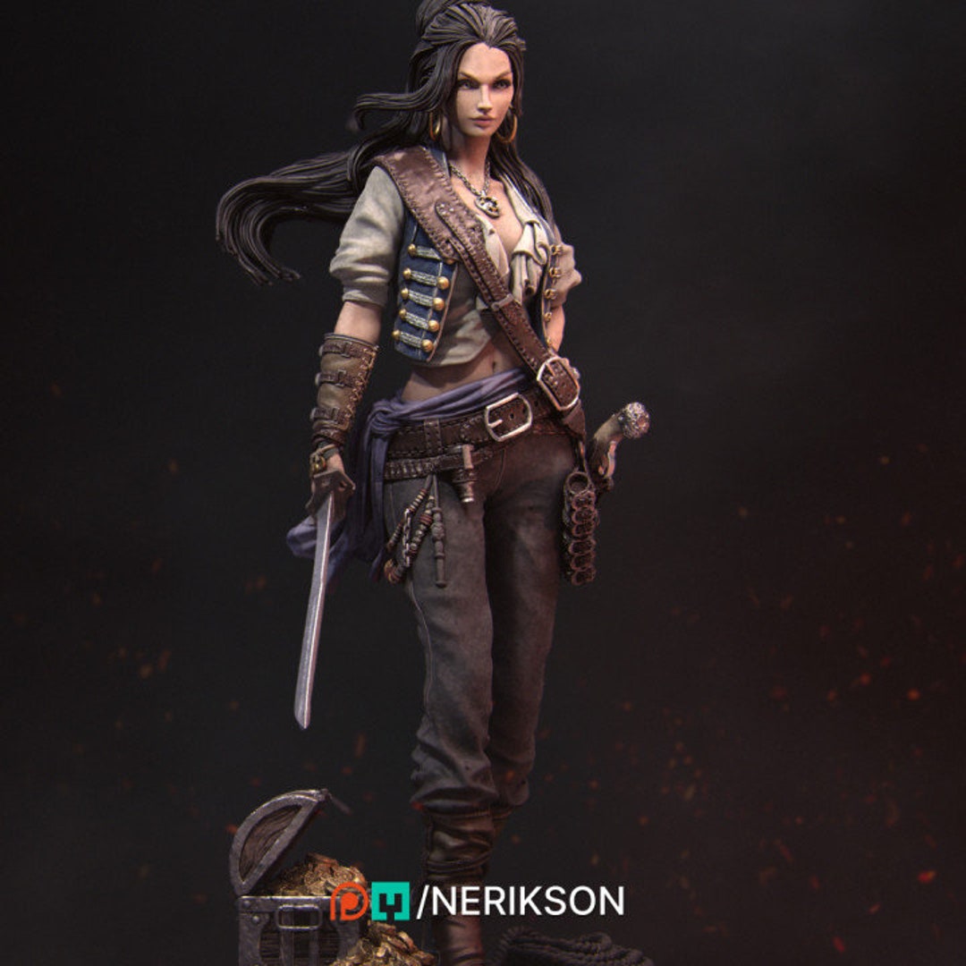 Mariana the Pirate by Nerikson Pathfinder RESIN Fantasy D&D RPG ...
