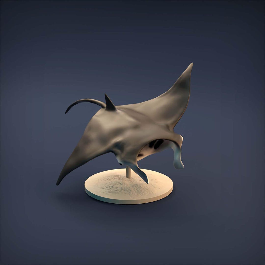 Manta Ray by Animal Den Miniatures Sea Animals Ocean Animals ...