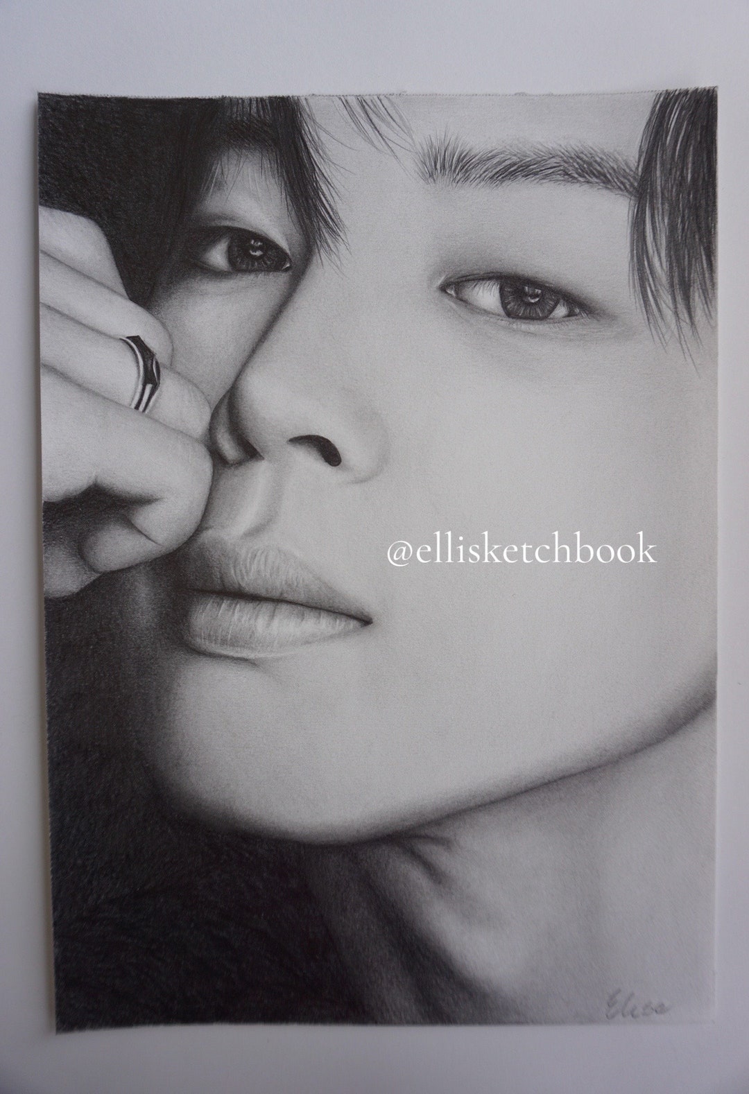 Jimin Pencil Drawing Print - Etsy