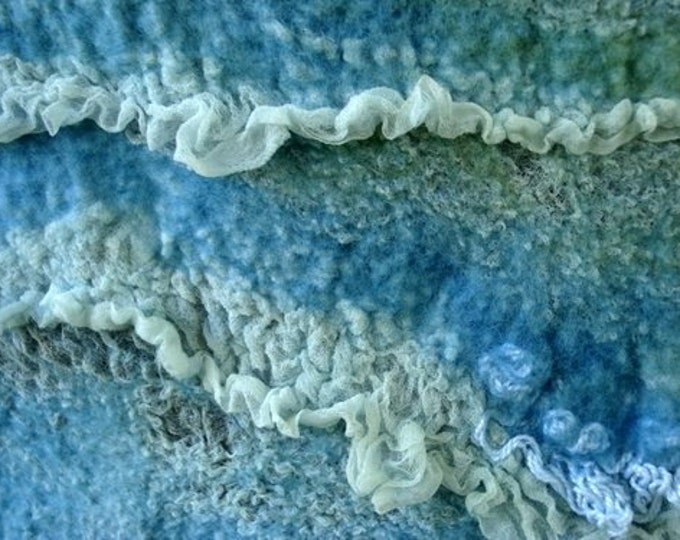 Blue Ocean Shawl - Etsy