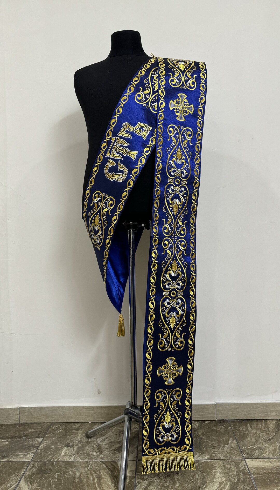 Rare Find: Traditional Orthodox Protodeacon Double Orarion - Etsy