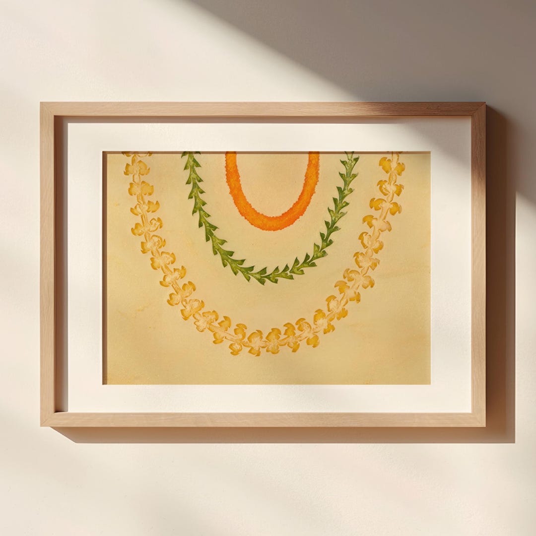 Lei on Lanikai Beach - Matted Print - Etsy